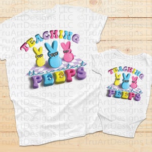 Teacher Easter Png, Easter Peeps PNG, Easter Bunny Png, Teaching the ...
