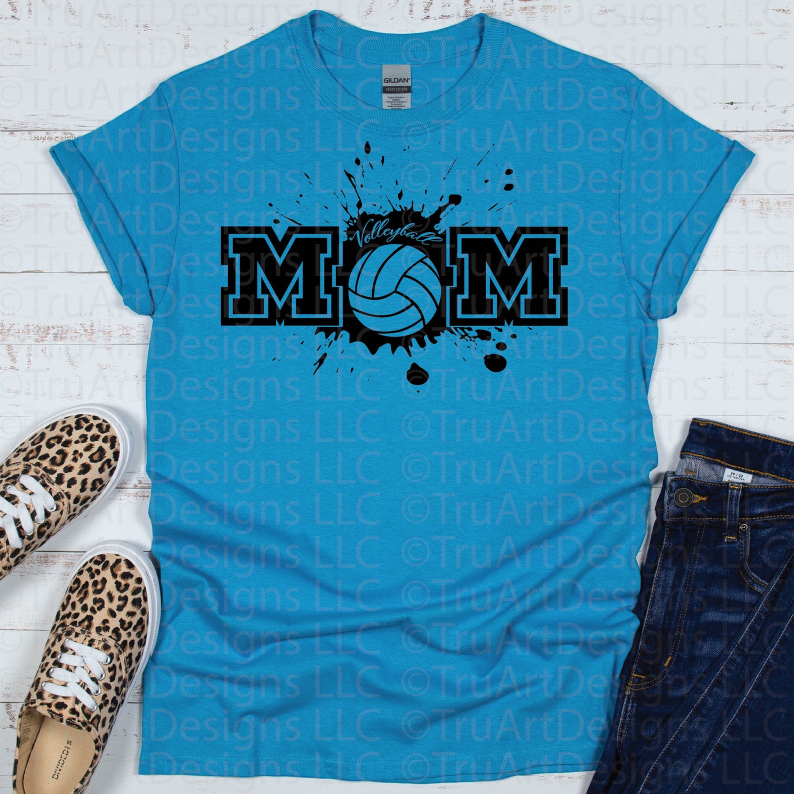 Volleyball Mom Svg, Sports Mom Design, PNG for Sublimation, Splatter ...