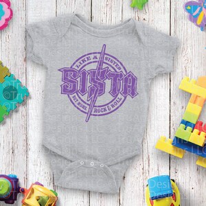 Sister SVG, Rock and Roll Sista PNG, Rock Guitar, Music, Sister Rocks ...