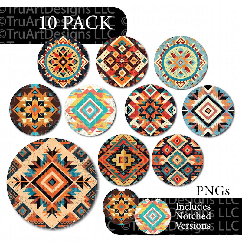 Southwest Coasters - Etsy