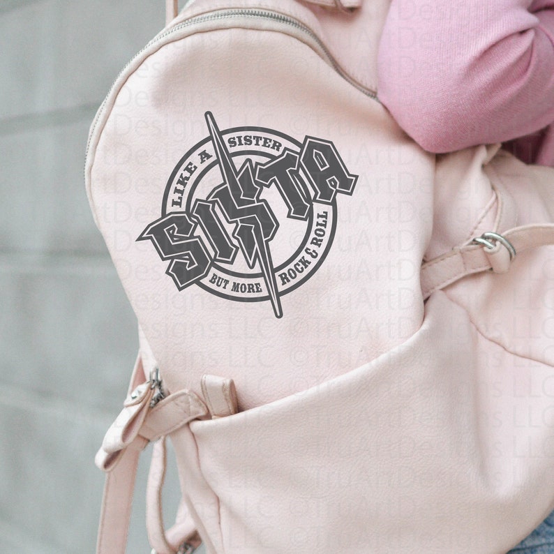 Sister SVG Rock and Roll Sista PNG Rock Guitar Music - Etsy