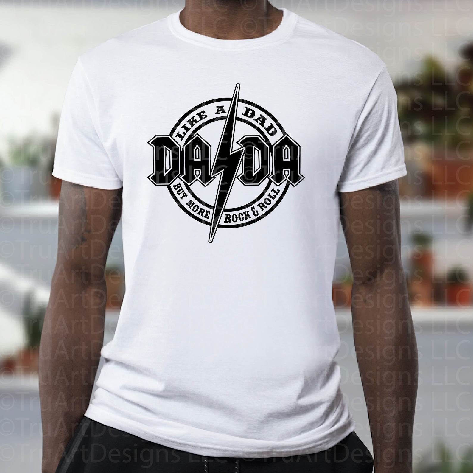 Dad SVG Dada Rock and Roll Dad PNG Rock Guitar Music Dad - Etsy