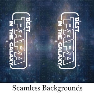 Dad and Grandpa Space Theme Tumbler Bundle, Trendy Papa Galaxy Themes ...