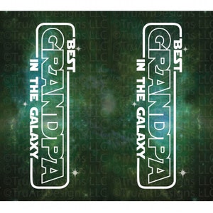 Dad and Grandpa Space Theme Tumbler Bundle, Trendy Papa Galaxy Themes ...
