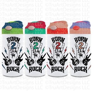 Born 2 Rock Svg, Born Two Rock Png, Born to Rock 2nd Birthday Artwork ...