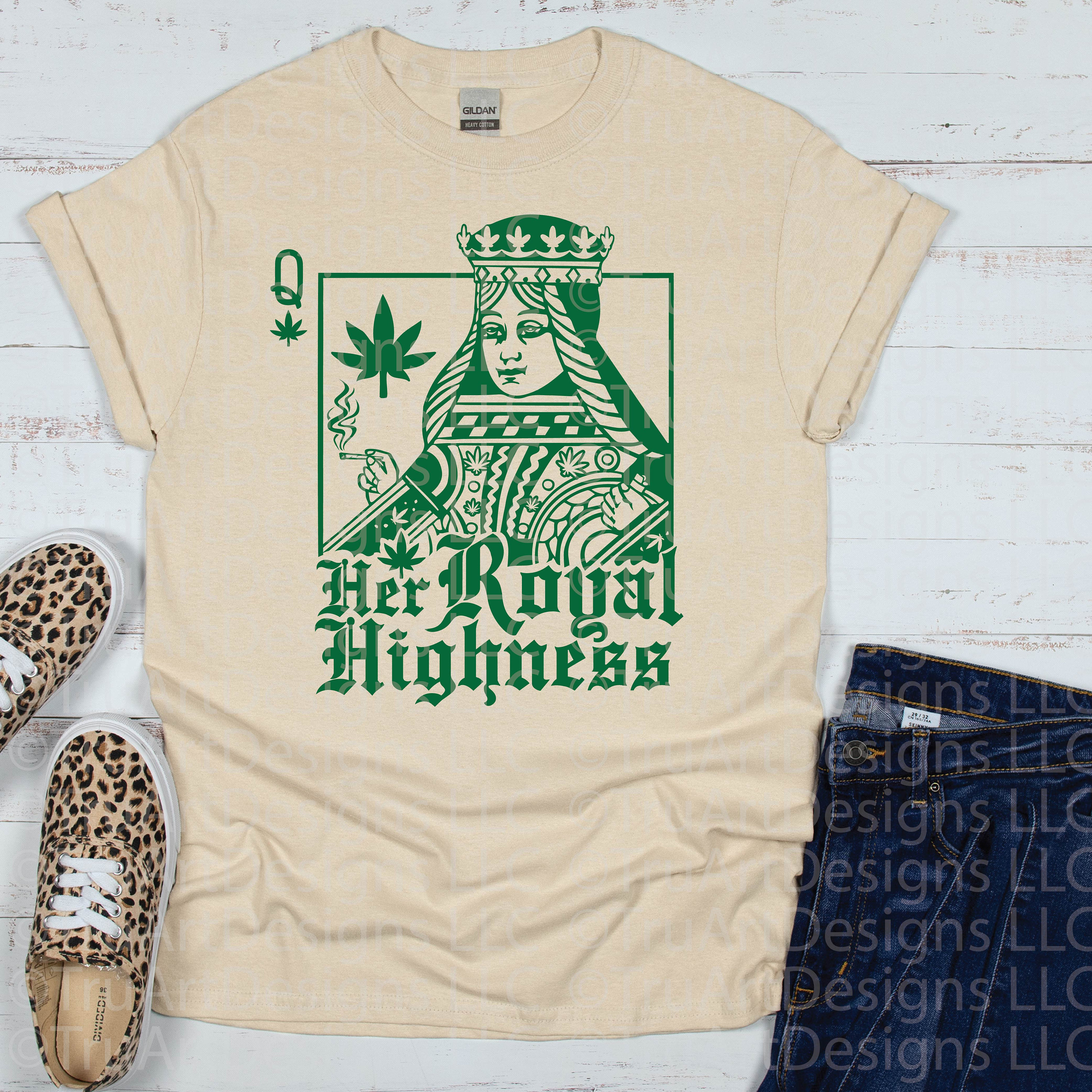 Weed SVG Bundle, His and Her Royal Highness SVG, 420 Tshirt Design ...