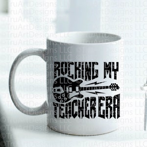 Teacher Era SVG, Rocking My Teacher Era PNG, Rock and Roll Teacher ...