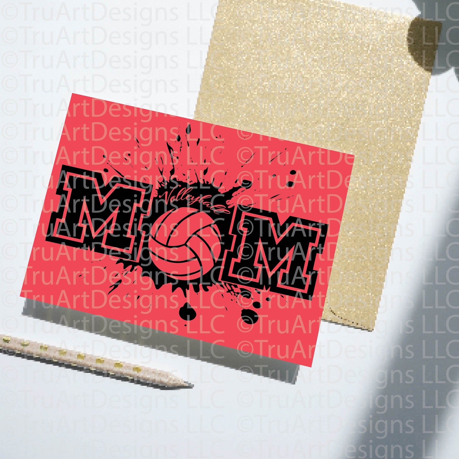 Volleyball Mom Svg, Sports Mom Design, PNG for Sublimation, Splatter ...