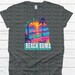 Retro Neon Beach Bums Png, Summer Png, Ocean and Beach Sublimation Png ...