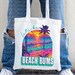 Retro Neon Beach Bums Png, Summer Png, Ocean and Beach Sublimation Png ...