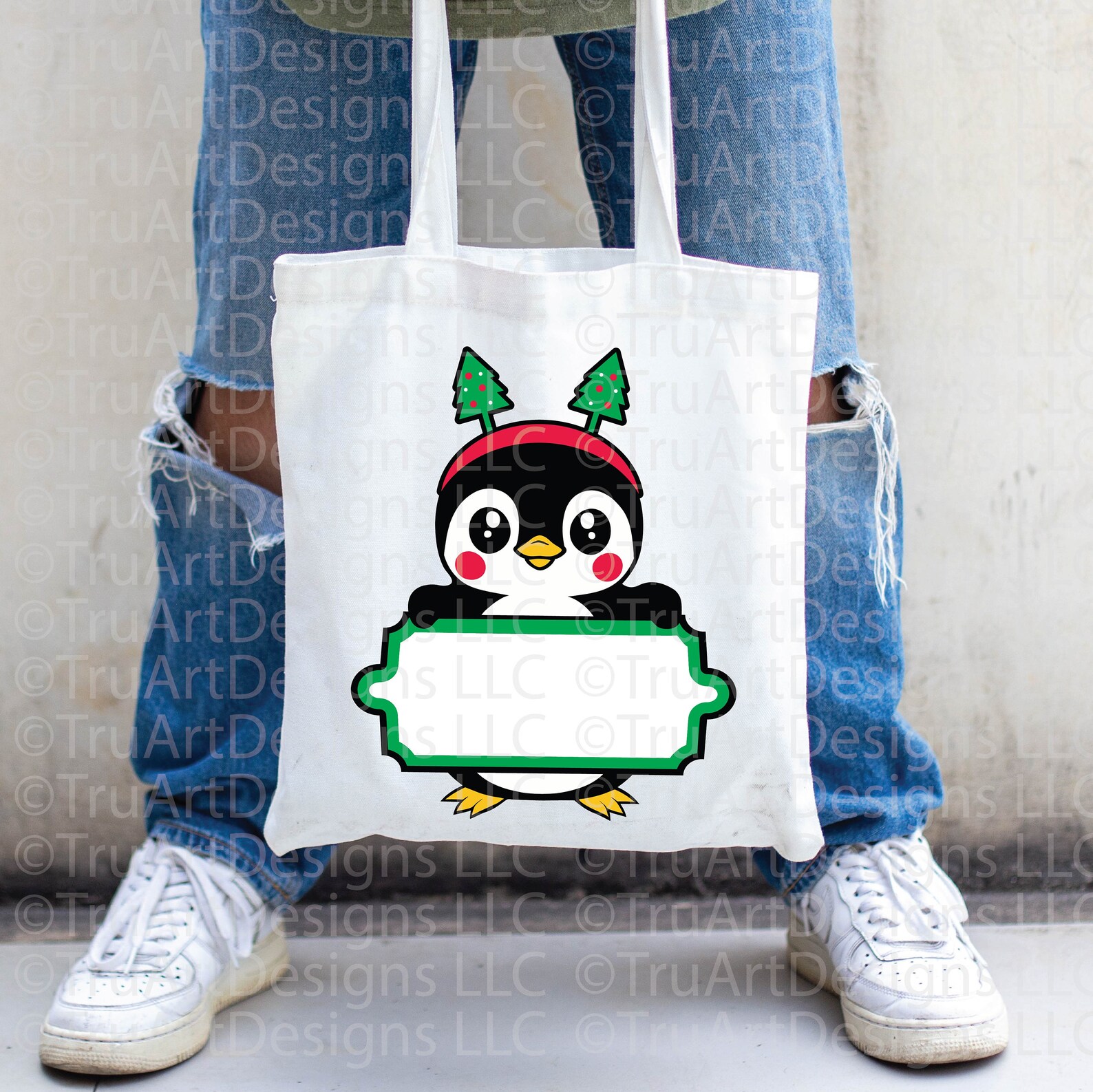 Penguin Svg, Christmas Penguin, Winter Penguin, Cute Baby Penguin Frame ...