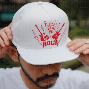 Let's Rock SVG, Lets Rock PNG, Rock and Roll PNG, Rock Guitar, Music ...