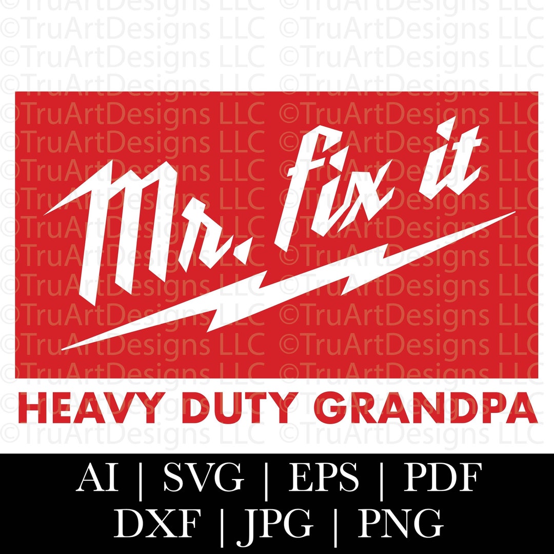 Mr. Fix It SVG, SVG Handy Grandpa, Tools SVG Files, Mechanic Svg ...