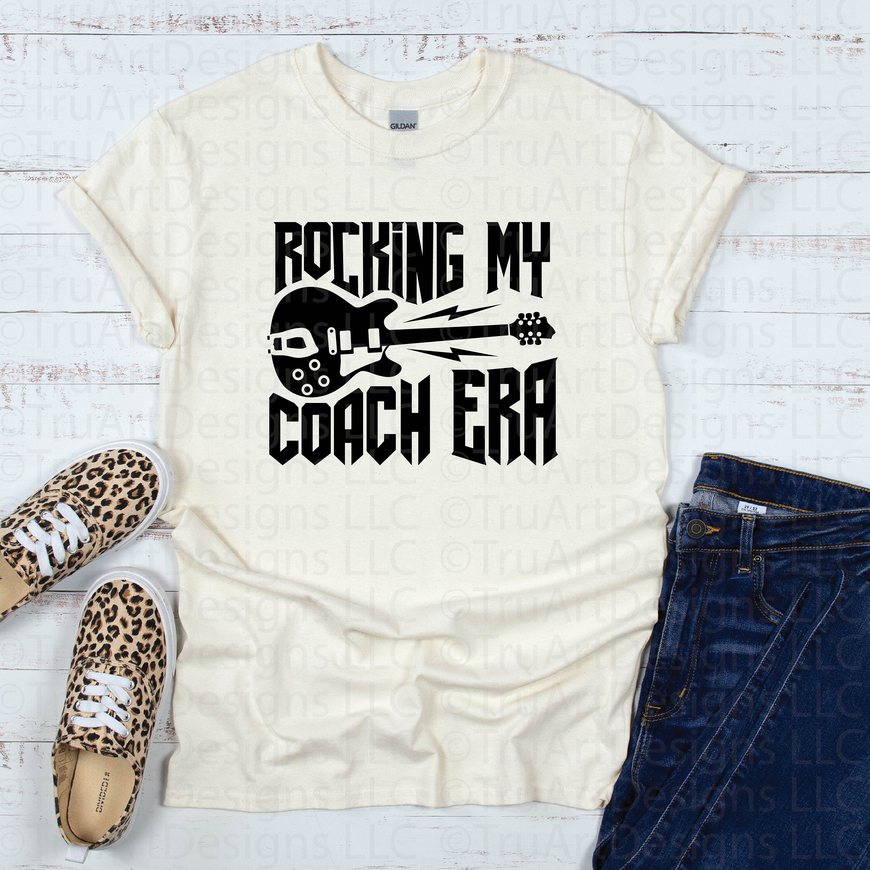 Coach Era SVG, Rocking My Coach Era PNG, Rock and Roll Teacher, Coach ...