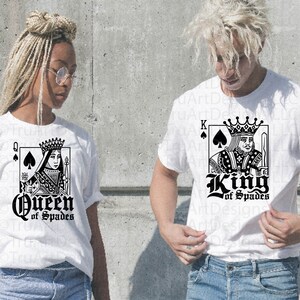 King and Queen of Spades Svg, Bride and Groom Svg, Couples Png, Spades ...