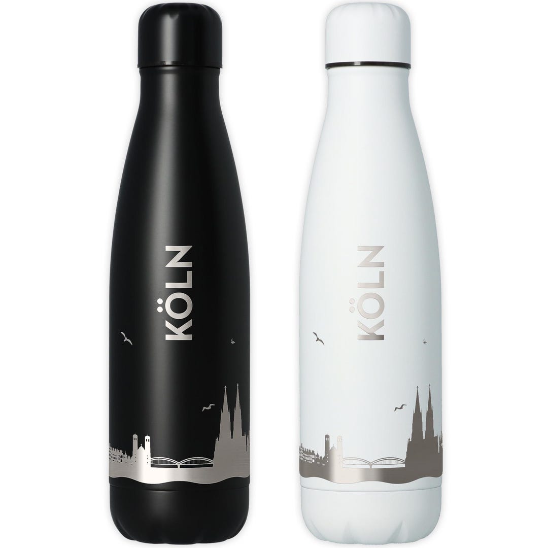 Drinking Bottle | Cologne | Cologne Skyline | Airline | in Black or ...