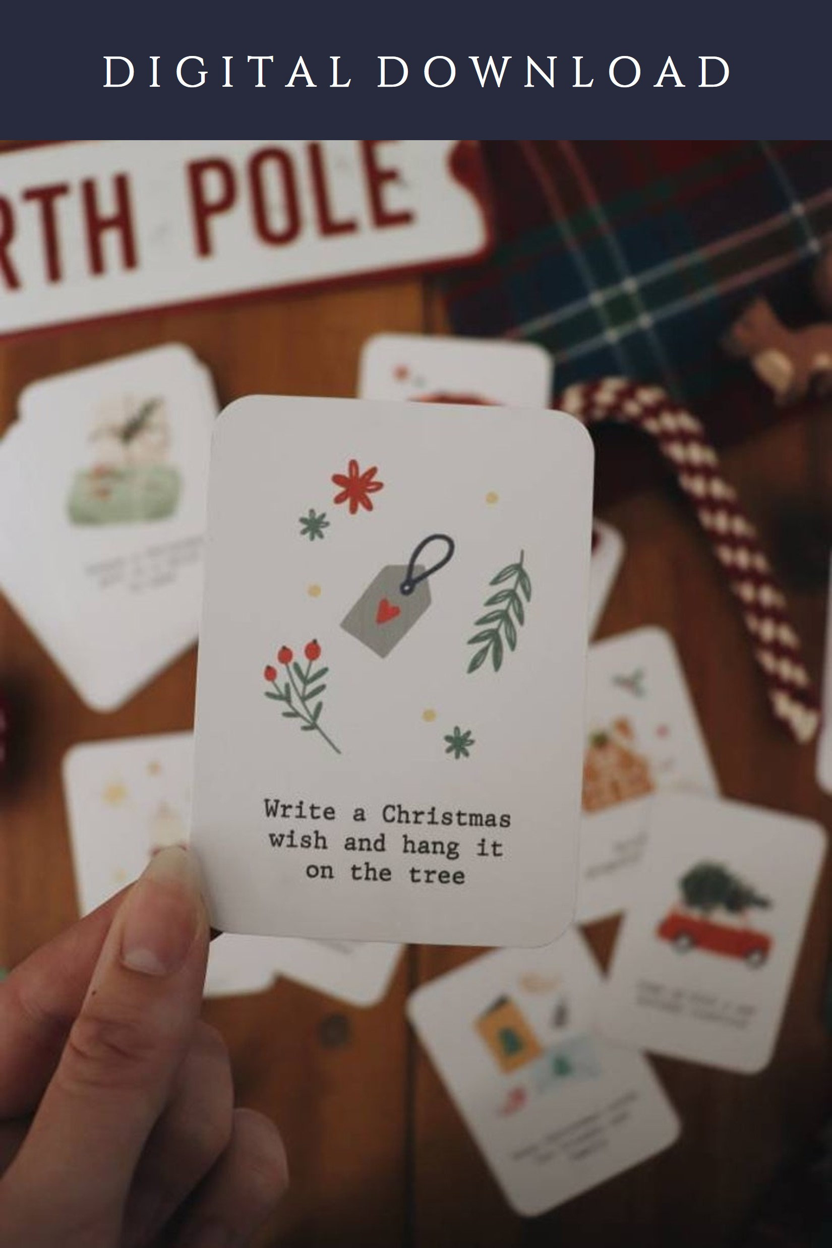 DIGITAL DOWNLOAD Printable Christmas Activity Cards Family - Etsy