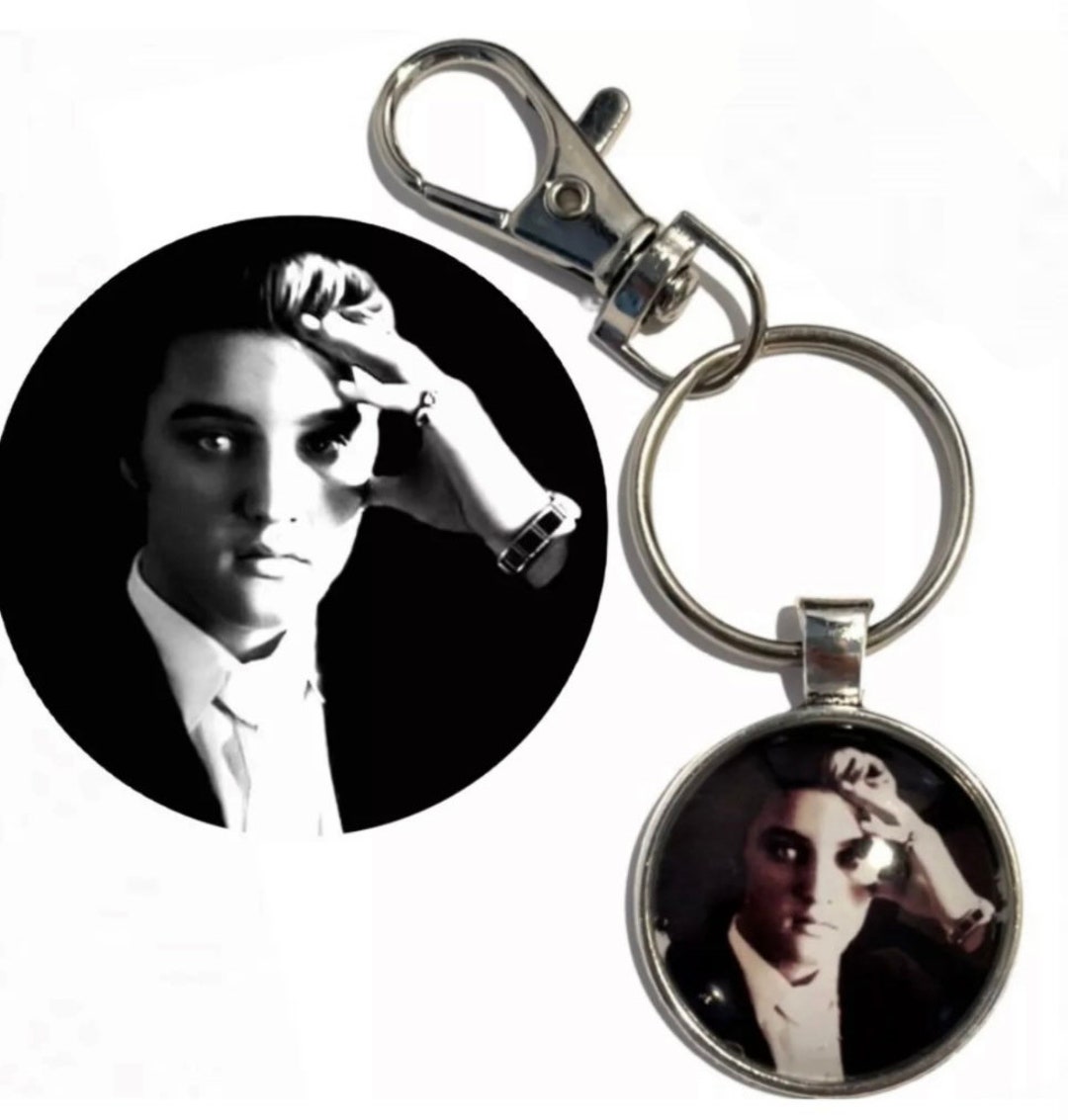 Elvis Presley Gift the King of Rock N Roll 50s 60s Keyring - Etsy