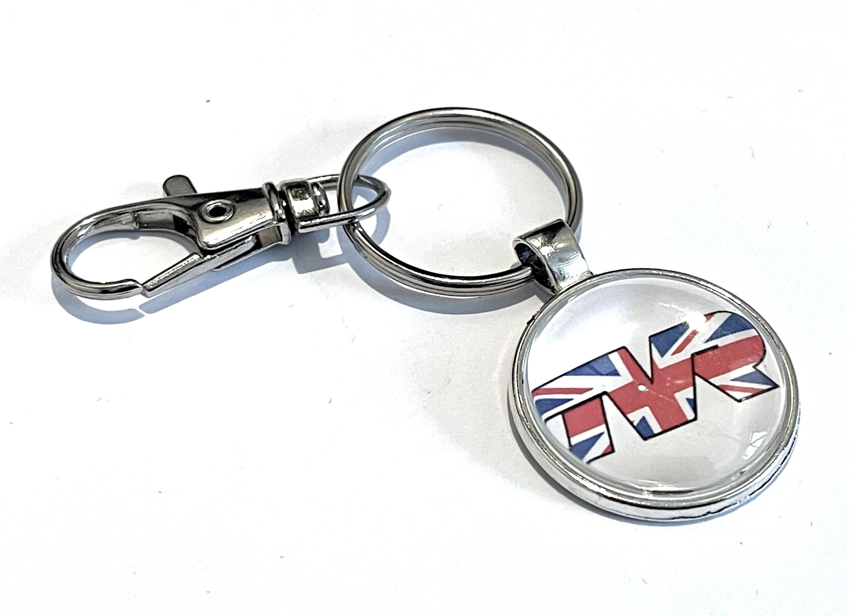 TVR Classic Car Union Jack Logo Quality Keyring Bag Charm - Etsy