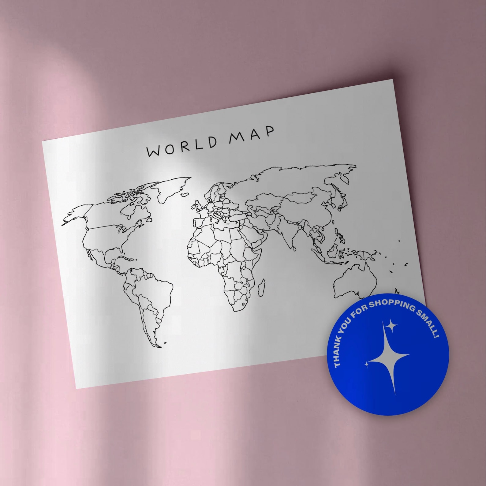 Printable World Map - Sales Tracker - Travel Map - Printable Download ...