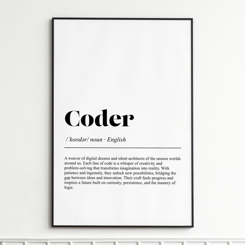 Coding Poster Funny - Etsy UK