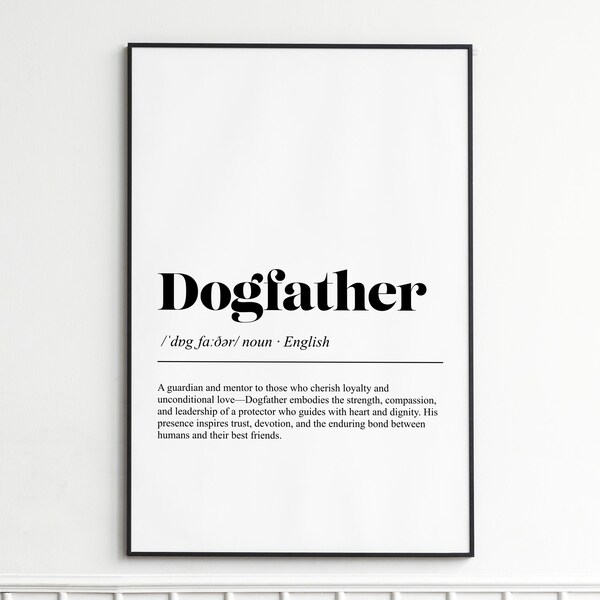 The Dogfather - Etsy