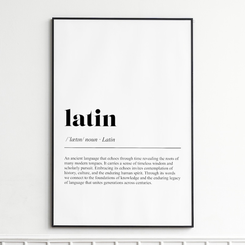 Latin Art for Office - Etsy