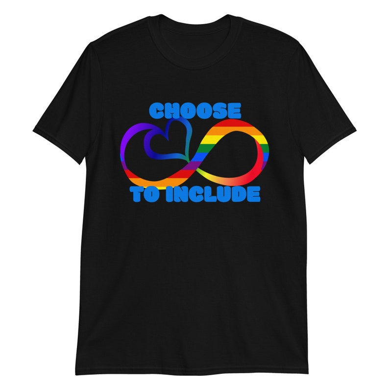 CHOOSE TO INCLUDE Neurodiversity Ribbon Short-sleeve Unisex - Etsy