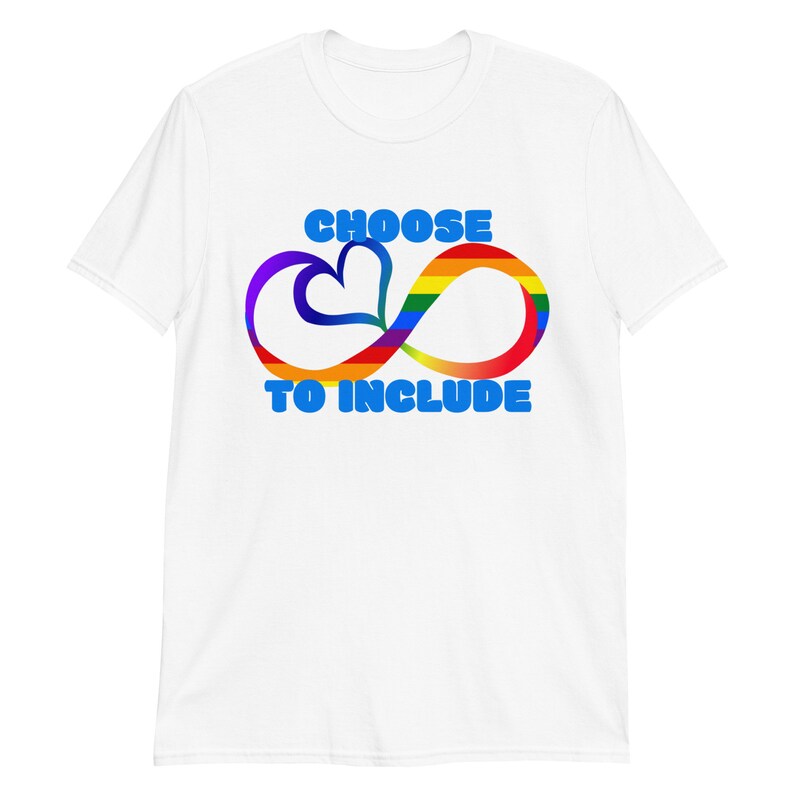 CHOOSE TO INCLUDE Neurodiversity Ribbon Short-sleeve Unisex - Etsy