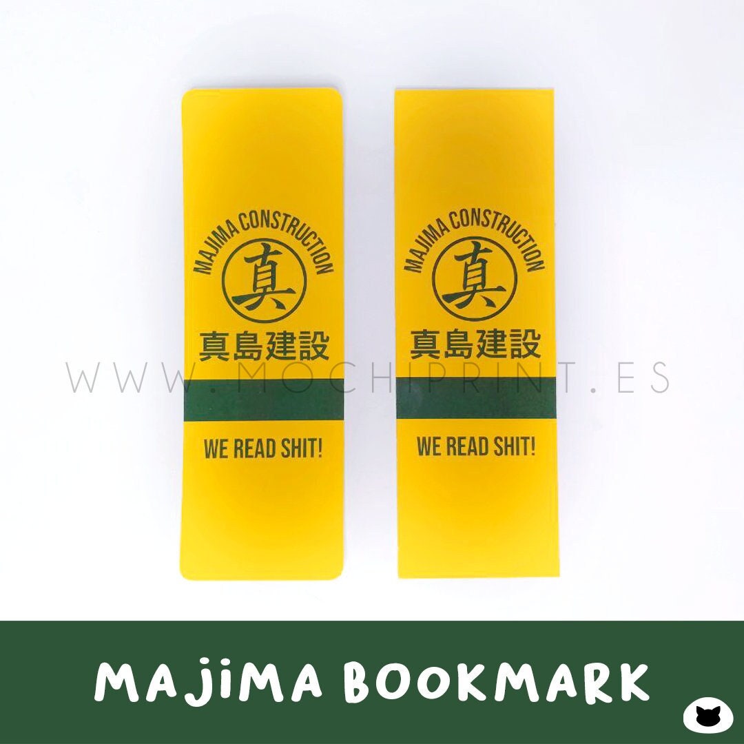 Majima Construction Bookmark, Majima Bookmark, Majima Construction ...