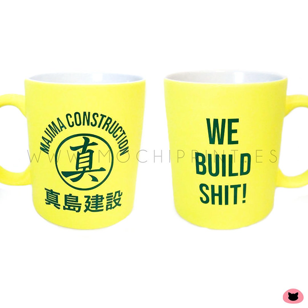 Yakuza Majima Construction Mug, Yakuza RGG, Goro Majima Mug, Ryu Ga ...