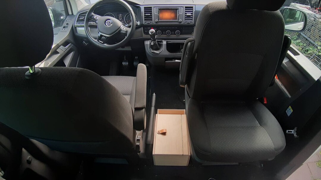 Volkswagen Center Console XL, VW Bus T5, T6, T6.1 With Cup Holder ...