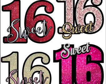 Sweet 16 Numbers - Etsy