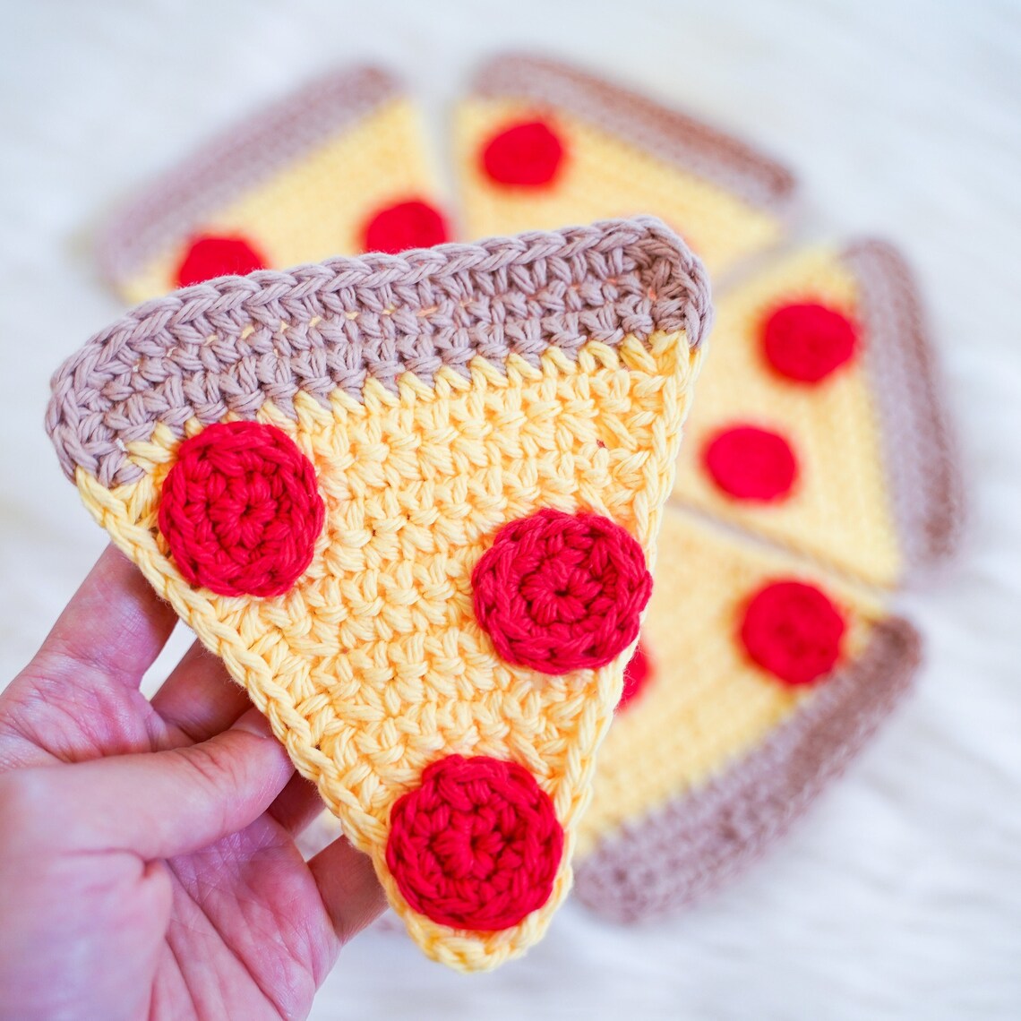 CROCHET PATTERN - Pizza Coaster - Etsy
