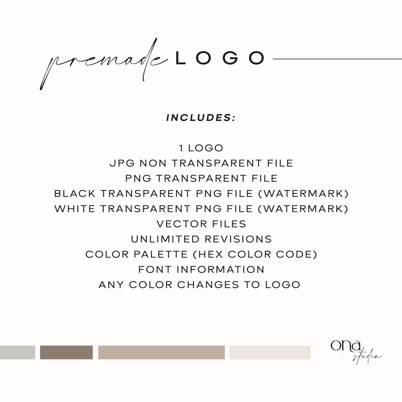 Logo Watermark Vector Jewelry Logo Branding Text Logo - Etsy