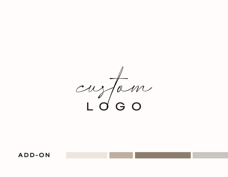 Custom Logo Watermark Vector Jewelry Logo Branding Text - Etsy