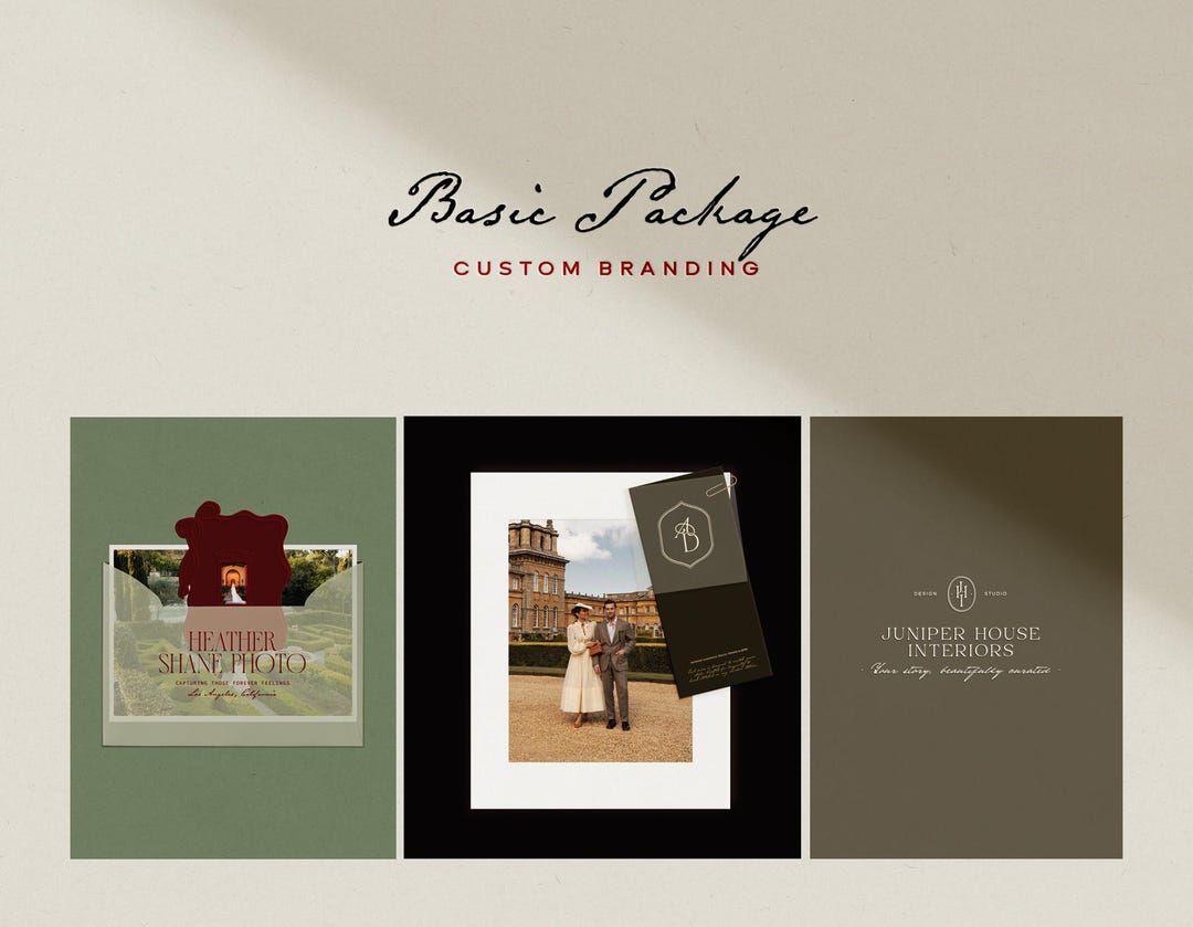 Basic Brand Identity Package | Minimalist Modern Logo Design | Elegant ...