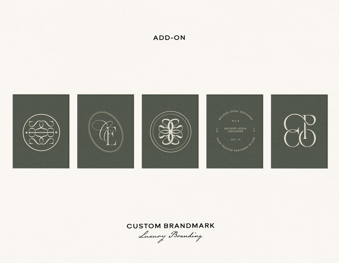 Professional Custom Brand Mark, Minimalist Branding, Text Logo, Modern ...