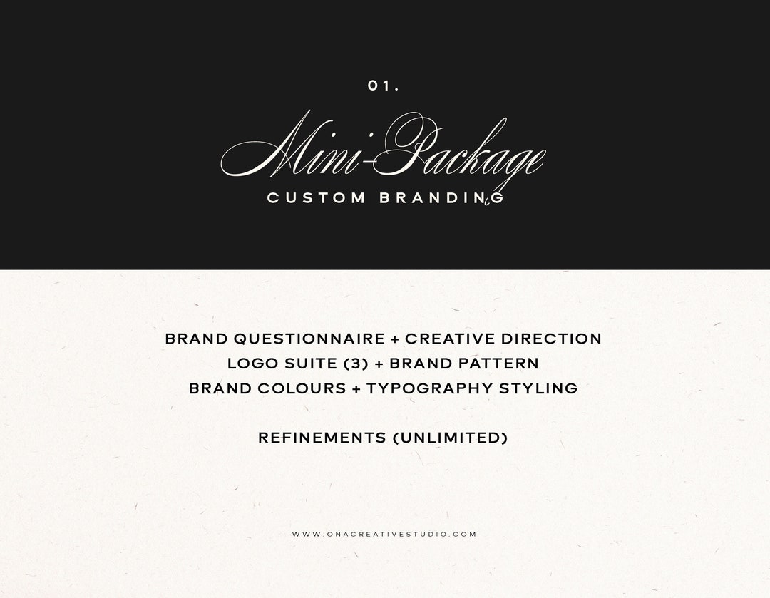 Custom Branding Mini-package 01, Professional Branding, Minimalist ...