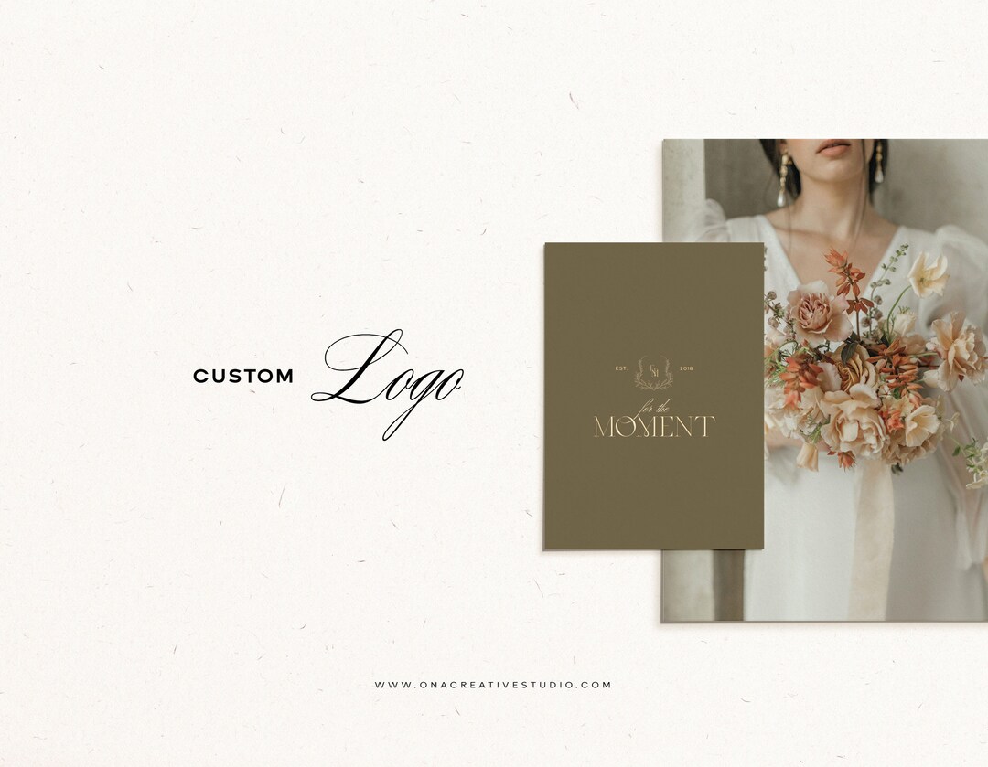 Custom Logo Watermark Vector, Jewelry Logo, Branding, Text Logo, Modern ...