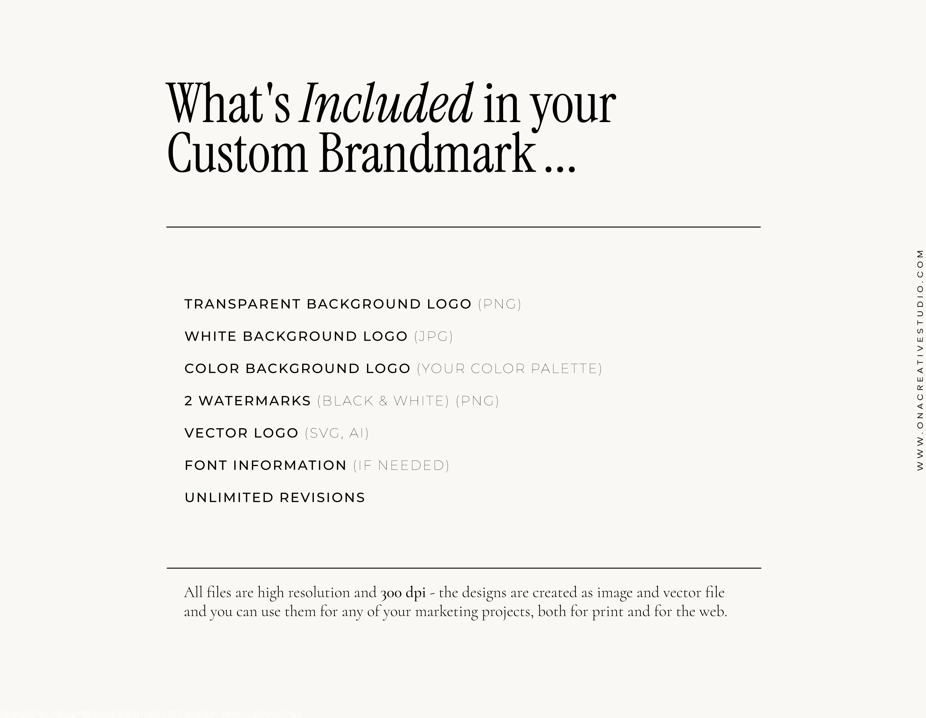 Professional Custom Brand Mark, Minimalist Branding, Text Logo, Modern ...