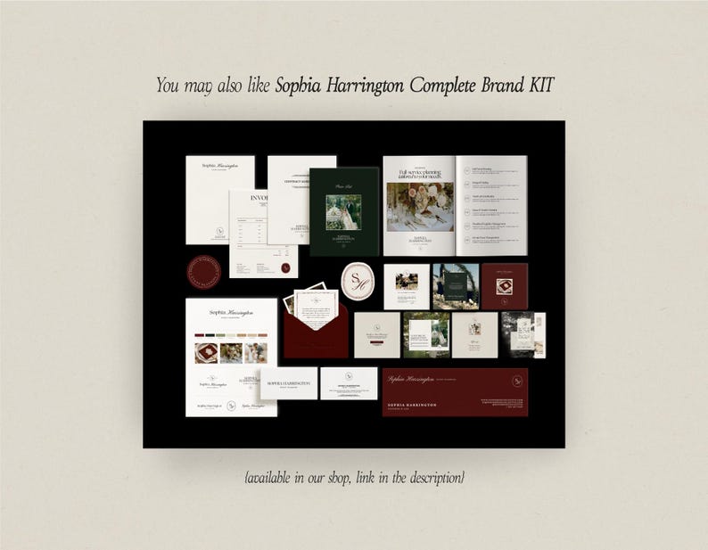 Complete Canva Brand Identity Kit - Harper Rose Collective - Etsy