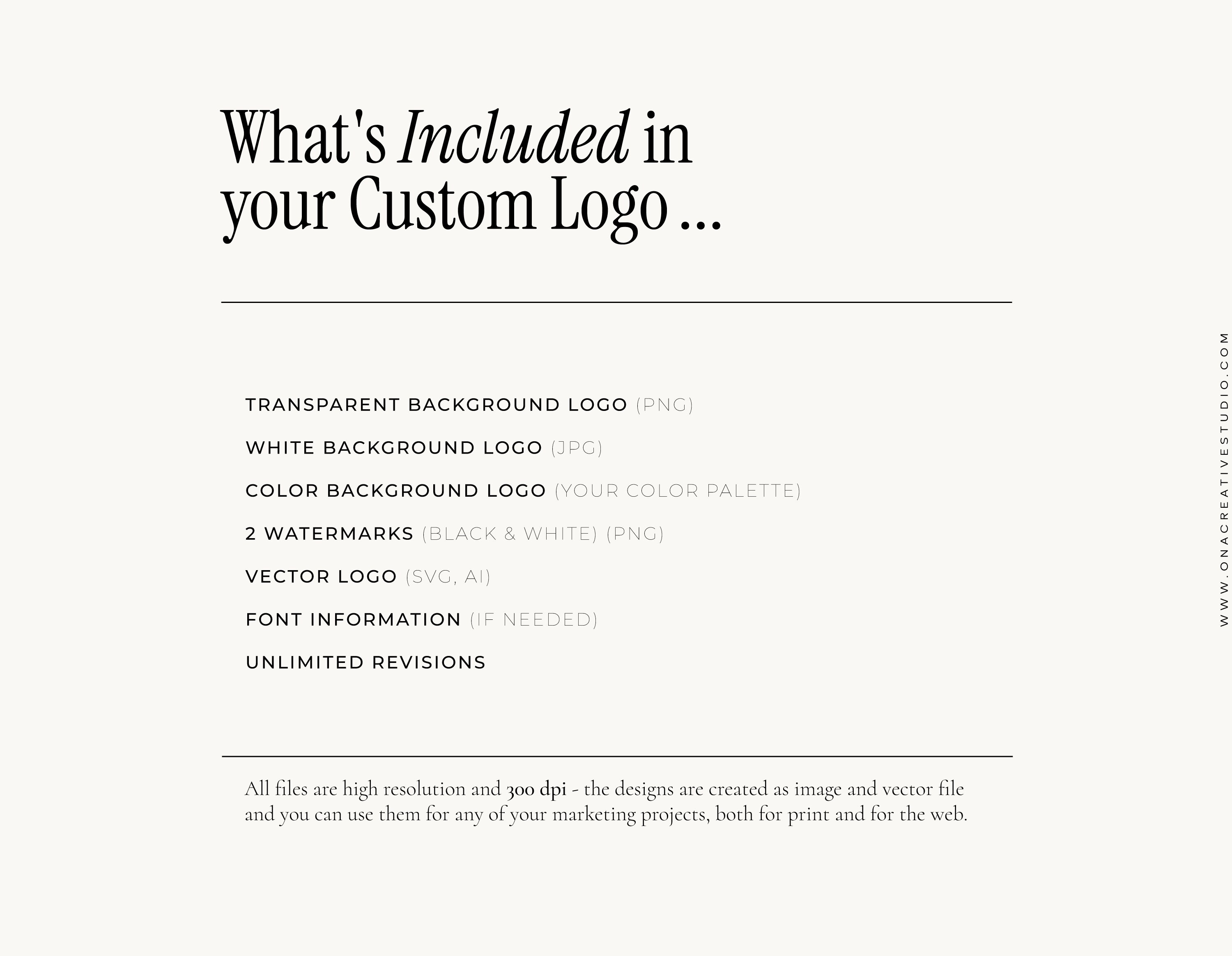 Custom Logo Watermark Vector, Jewelry Logo, Branding, Text Logo, Modern ...