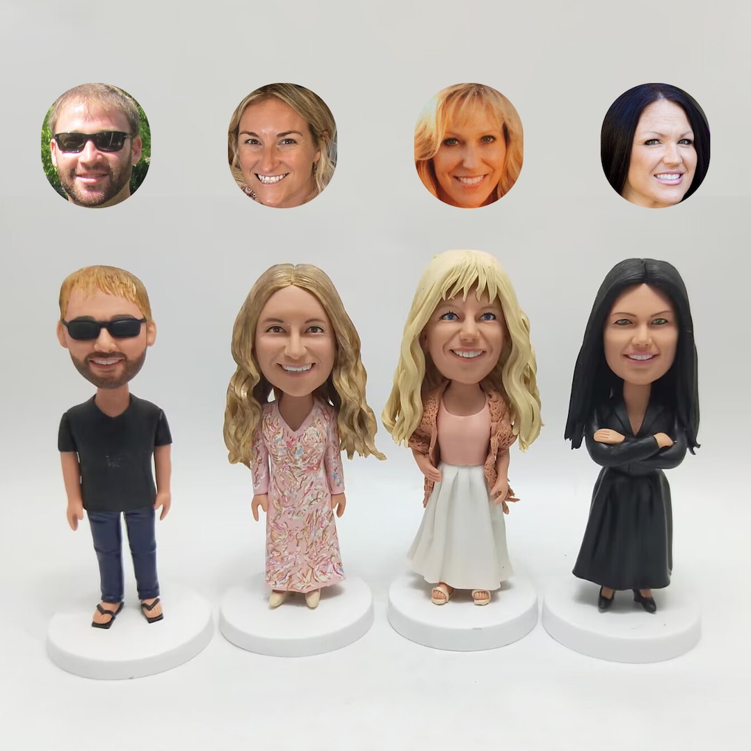 Personalized Custom Good Friend Bobblehead, Custom 3D Statue ...