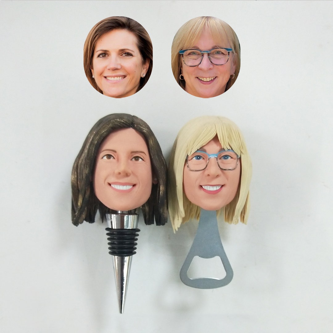 Customized Wine Cork Bottle Stopper With Your Face on It, Customized ...