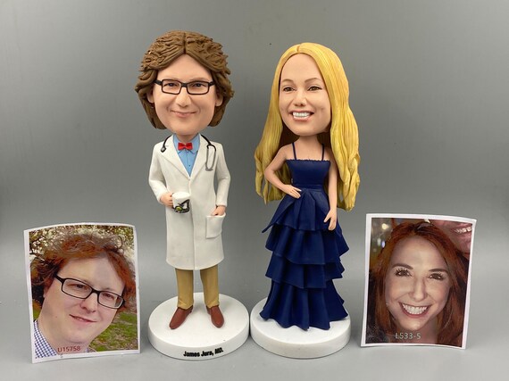 Custom Medical Doctor Bobblehead Figurines With Stethoscope - Etsy