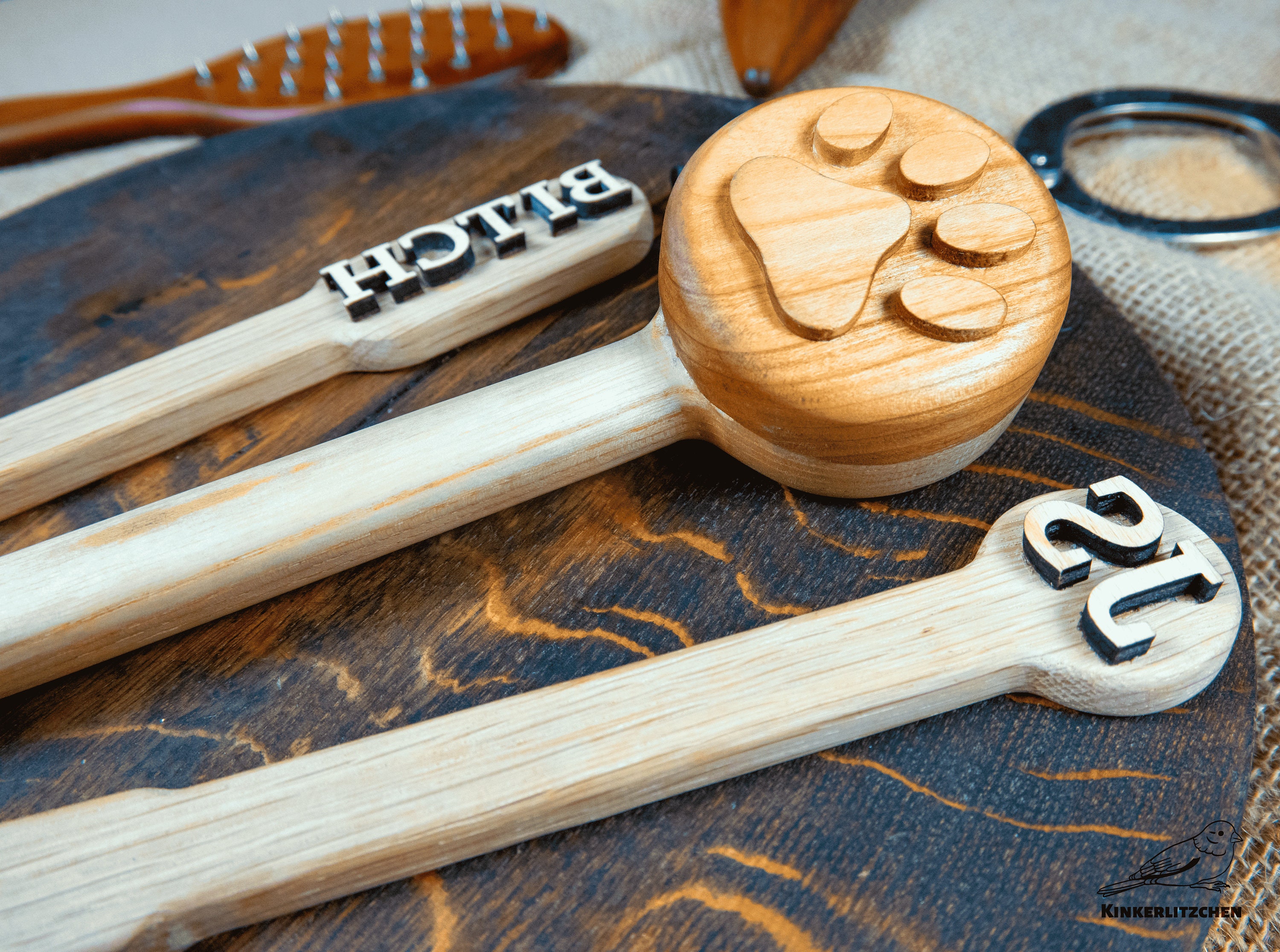 Branding Paddle Personalised Raised Letters Paw BDSM - Etsy Australia