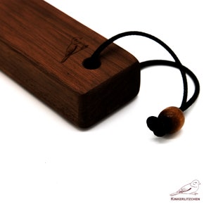 Heavy Bruising Studded Spanking Paddle Wooden Walnut Butt Bruiser BDSM ...