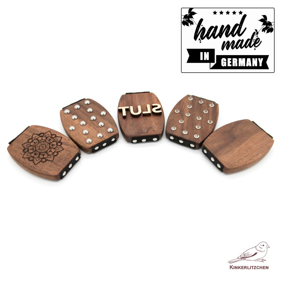 Wooden Spanking Palm Paddle OTK Slapper Spiked Studded Branding Custom ...