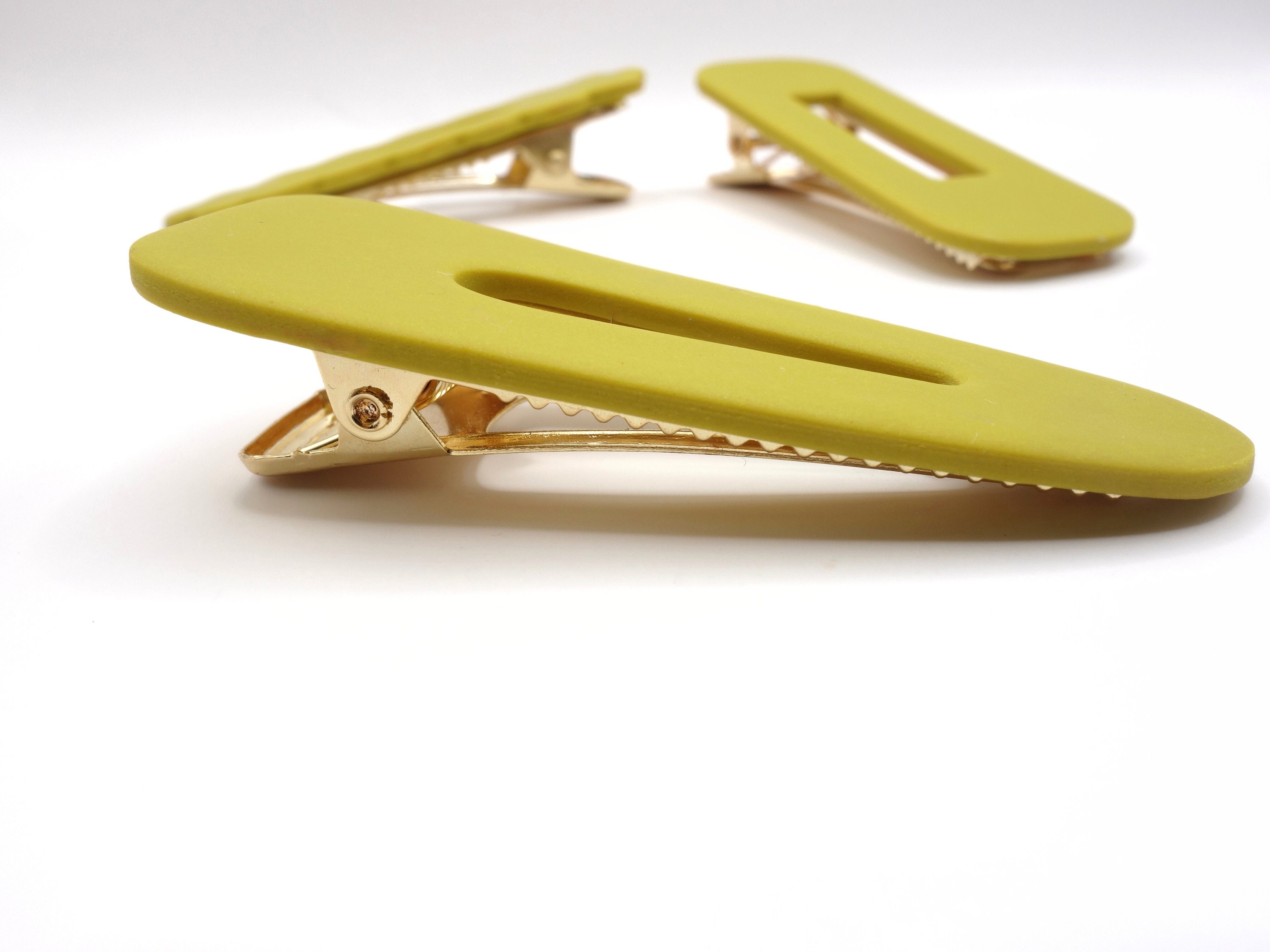 Original Royal Blue Triangular Hair Barrette, Electric Blue Hair Clip ...